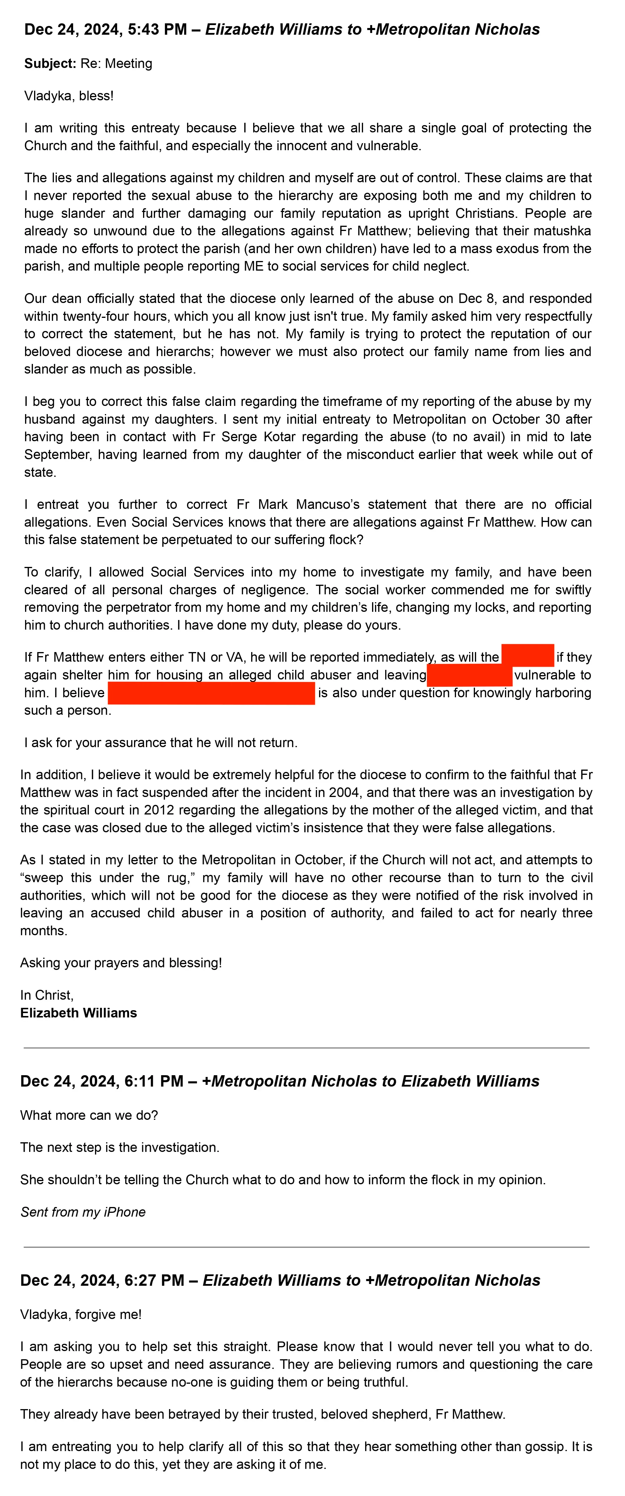 ROCOR Abuse Documentation