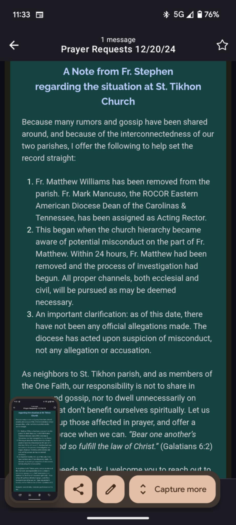 ROCOR Abuse Documentation